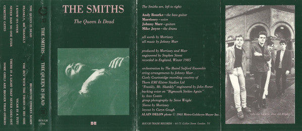 The Smiths : The Queen Is Dead Cass, Album, Bla (VG+ / VG+) - Dig Vinyl