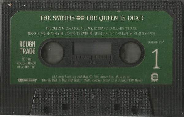 The Smiths : The Queen Is Dead Cass, Album, Bla (VG+ / VG+) - Dig Vinyl