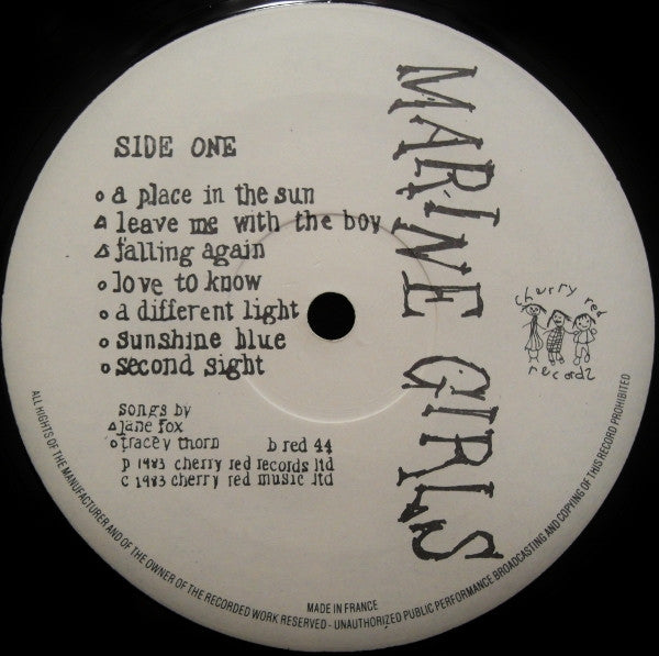 Marine Girls : Lazy Ways LP, Album (VG+ / VG+) - Dig Vinyl