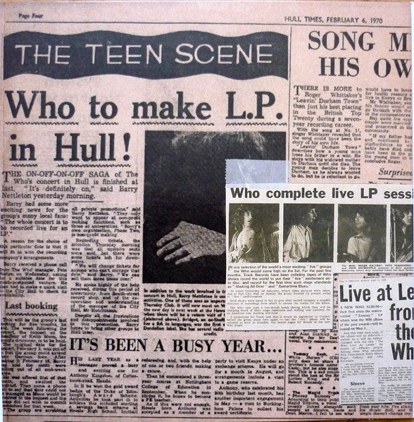 The Who : Live At Leeds 3xLP, Album, Dlx, RE, RM, 180 (M / M) - Dig Vinyl